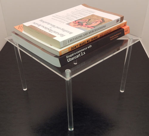 Acrylic Table, 12" x 12", Available in 4 heights, Acrylic Tables ...
