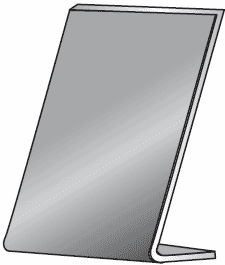 Countertop Acrylic Mirror, Rectangular 12"H, Acrylic Mirrors | Achieve ...