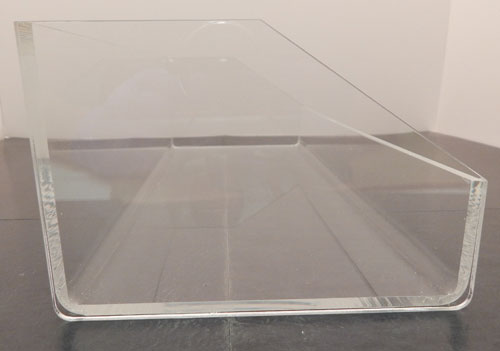 Deluxe Countertop Acrylic Tray w/ Slant Sides, Acrylic Trays: Achieve ...